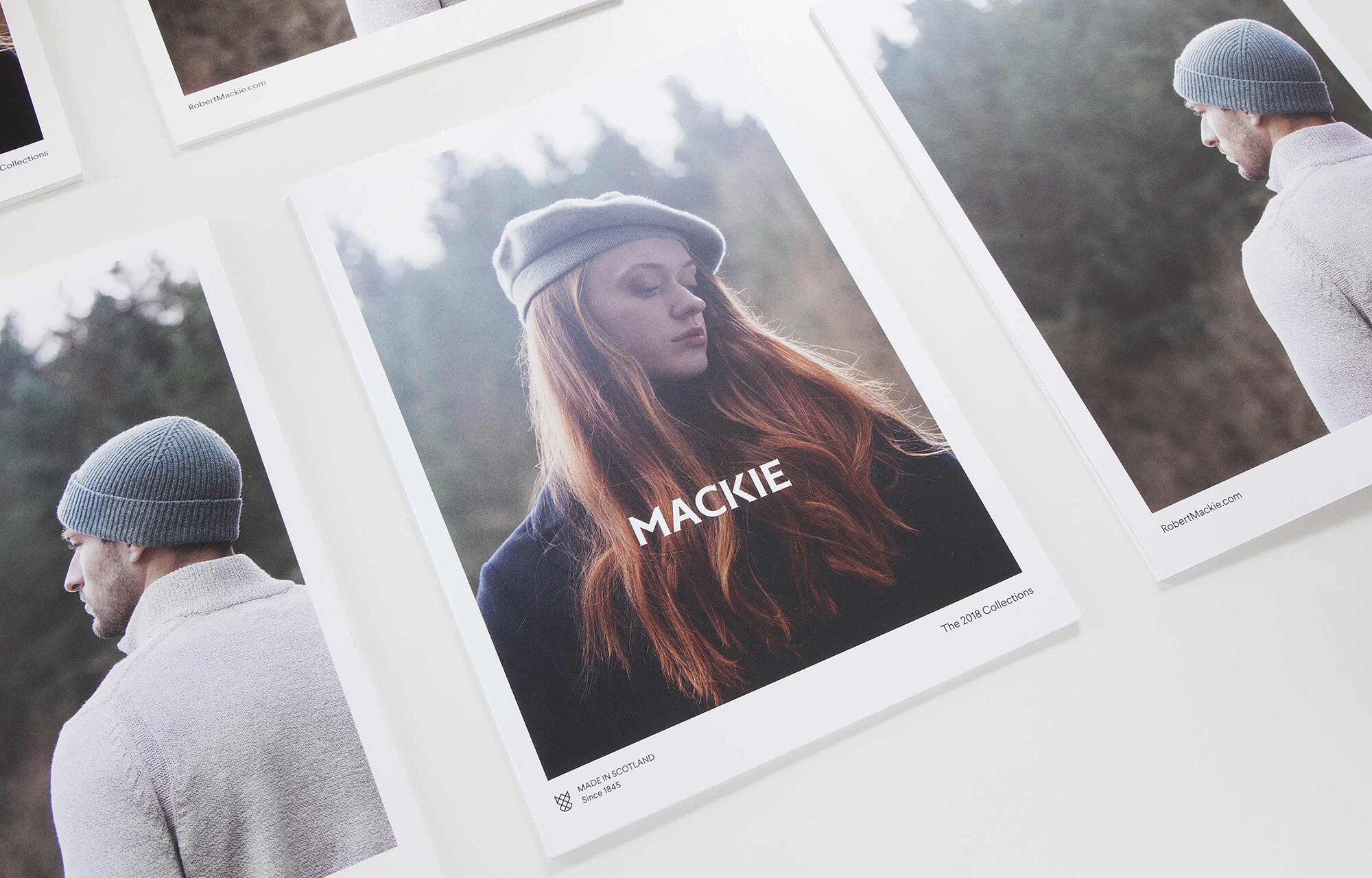 Robert Mackie brochure covers